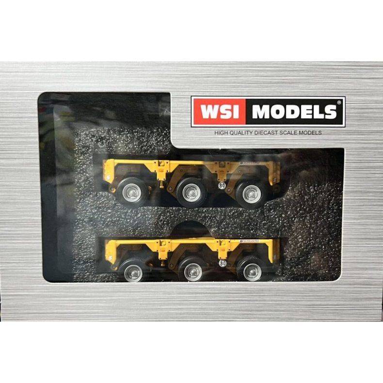 scheuerle intercombi trailer part-set 3 axle in yellow(2x),WSI Truck ...