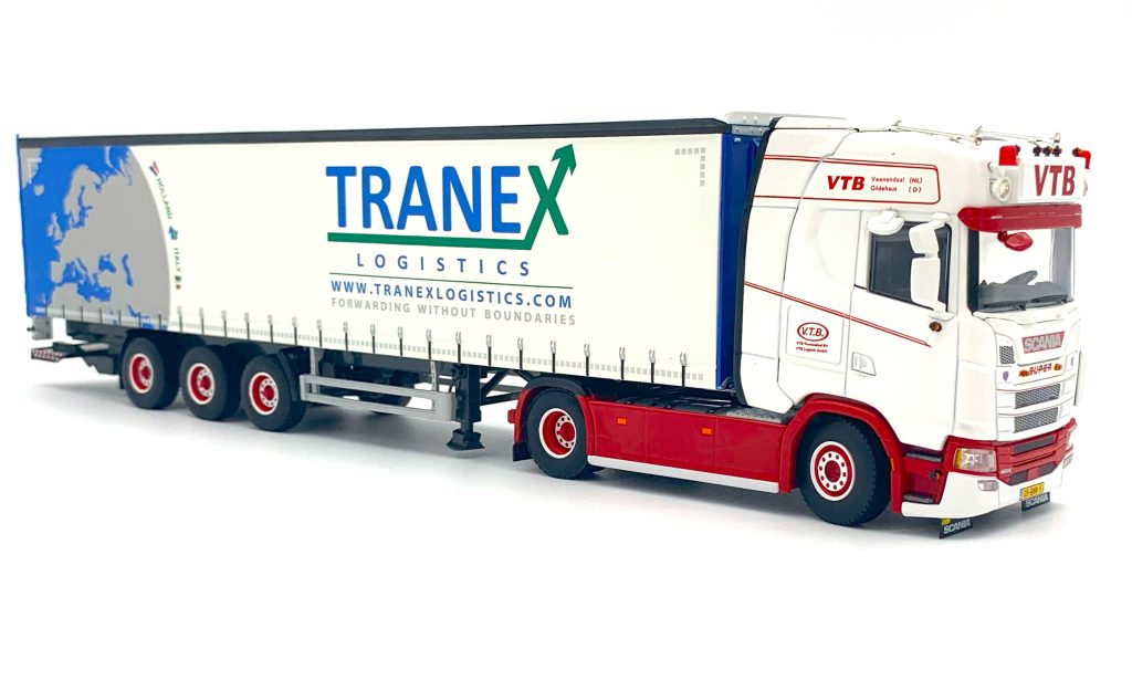 Scania S highline CS20H 4x2 curtainsider Tranex WSI Truck Models ...