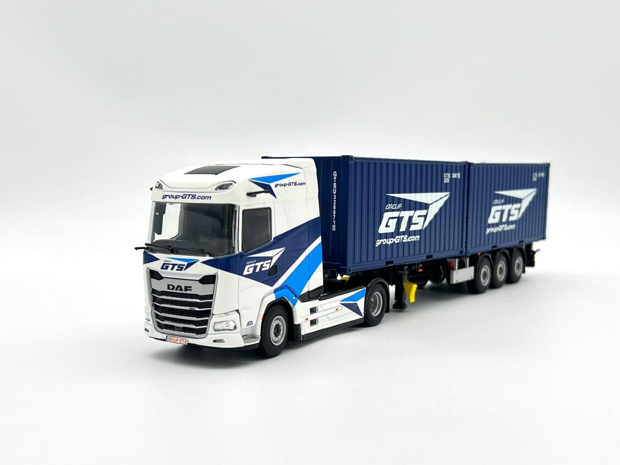 Daf XG 4x2 skeletal trailer+2x20ft container Group GTS WSI Truck Models ...