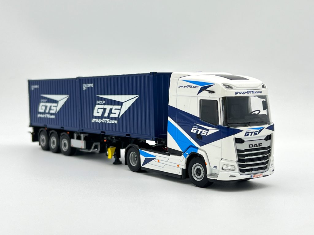 Daf XG 4x2 skeletal trailer+2x20ft container Group GTS WSI Truck Models ...