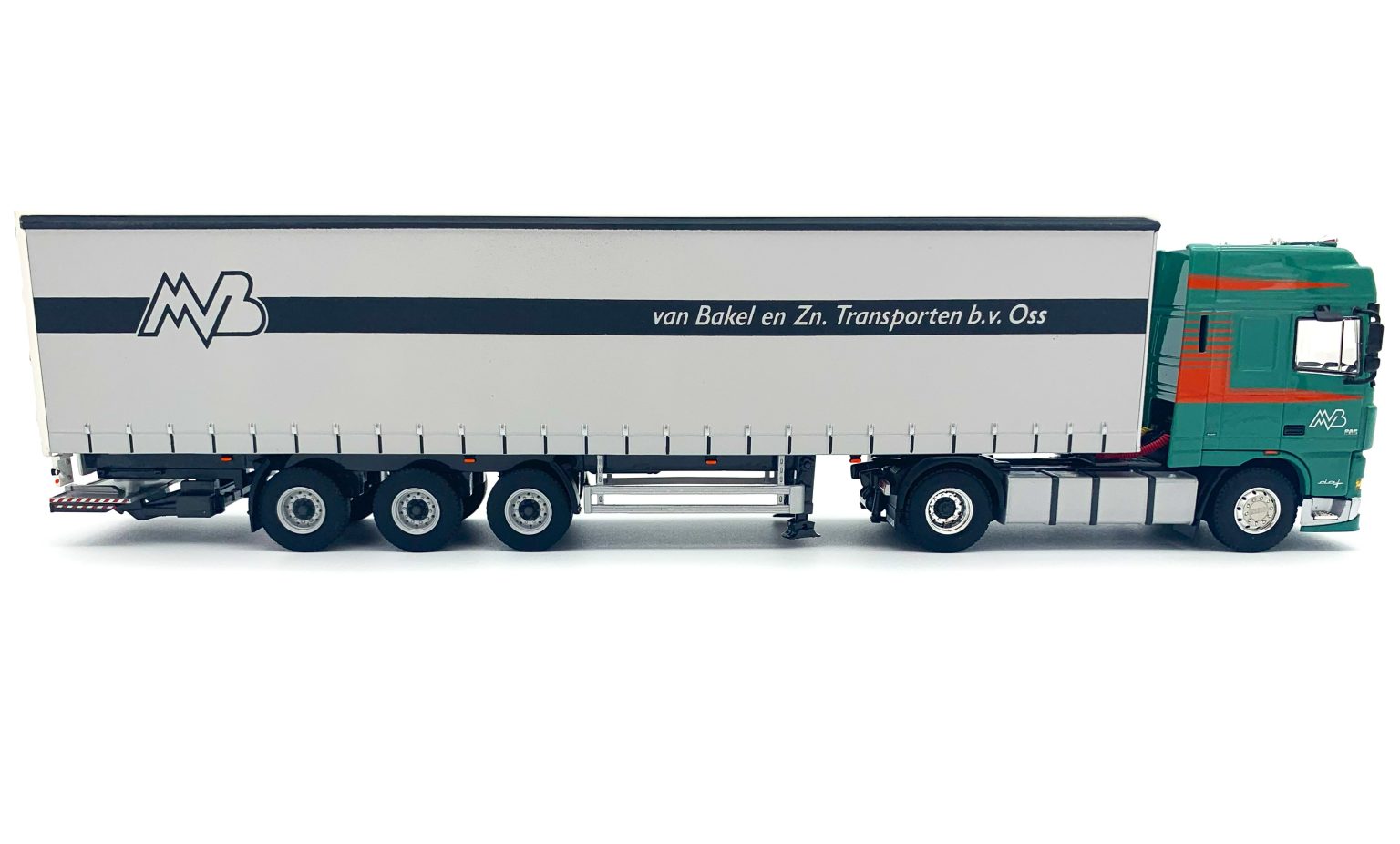 DAF XF 95 SSC 4x2 curtainside trailer 3 axle Van Bakel WSI Truck Models ...