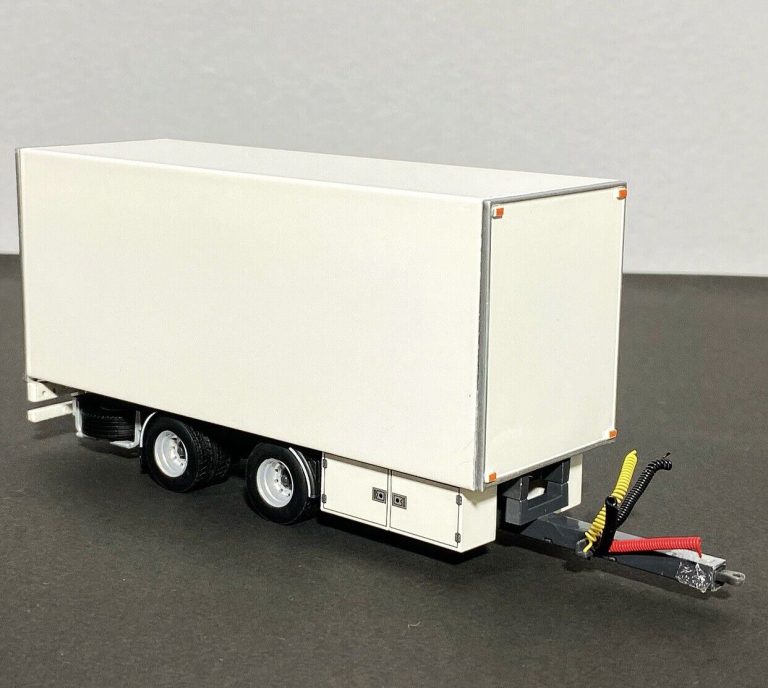 centre axled drawbar(box trailer),WSI Truck Models - Modeltruckland