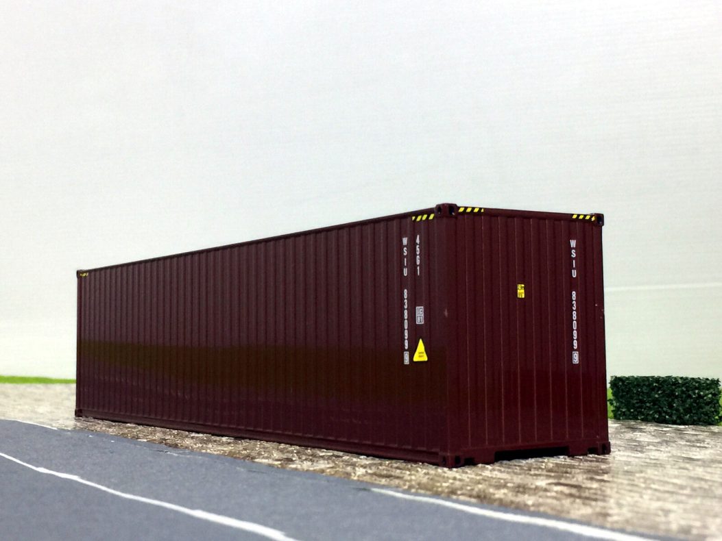 40ft Container in Brown,WSI Truck Models - Modeltruckland
