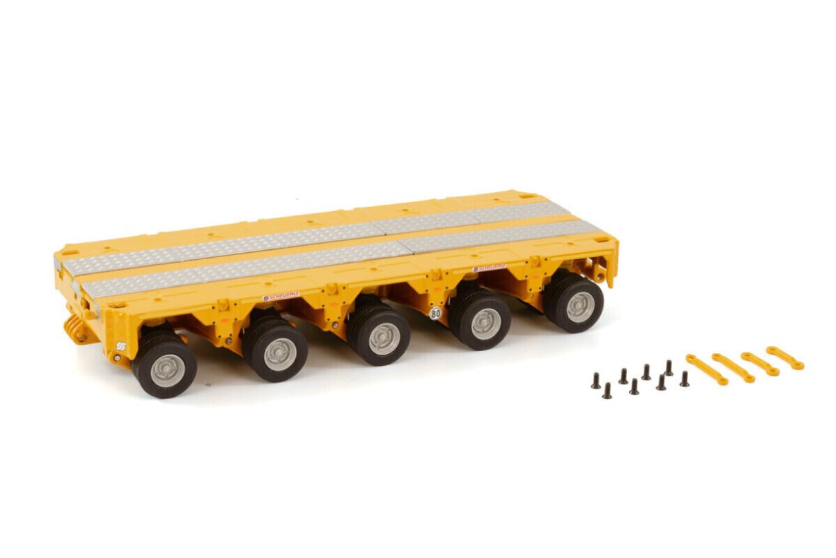 scheuerle intercombi trailer part-set 5 axle in yellow,WSI Truck Models ...