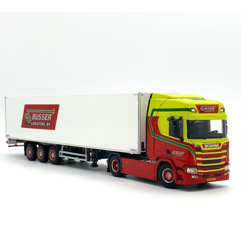 Scania R highline CR20H box trailer Busser Logistiek WSI Truck Models ...