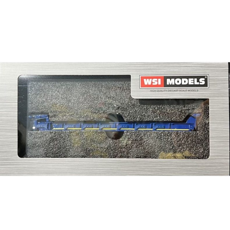 scheuerle intercombi trailer part-extendable bed in blue,WSI Truck ...