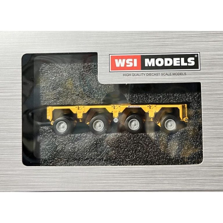 scheuerle intercombi trailer part-set 4 axle in yellow,WSI Truck Models ...