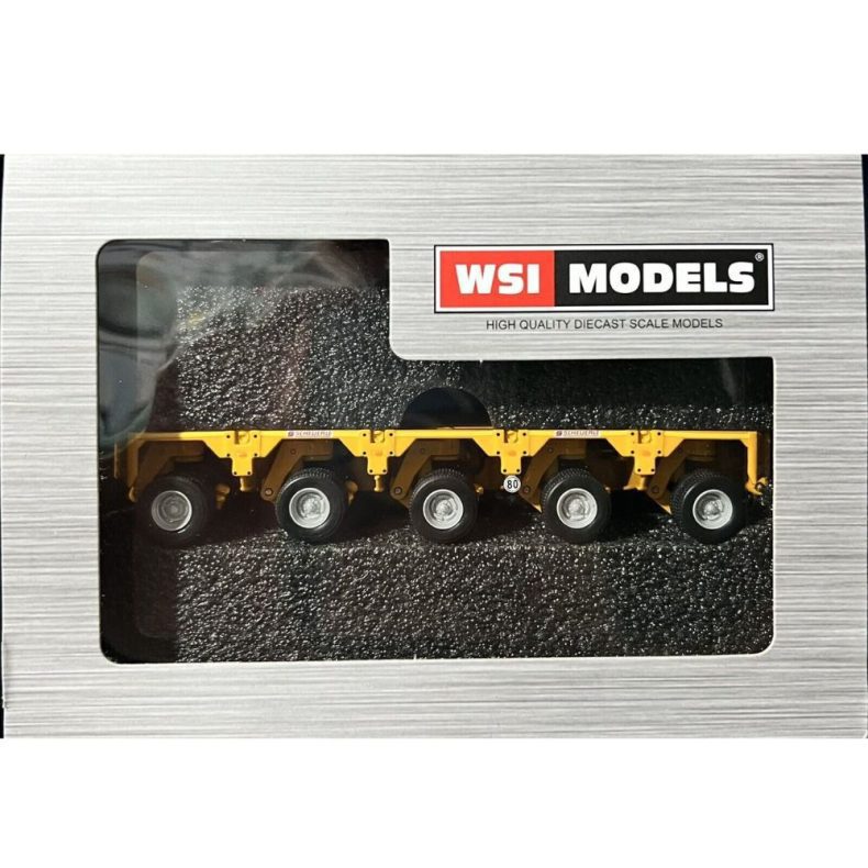 scheuerle intercombi trailer part-set 5 axle in yellow,WSI Truck Models ...