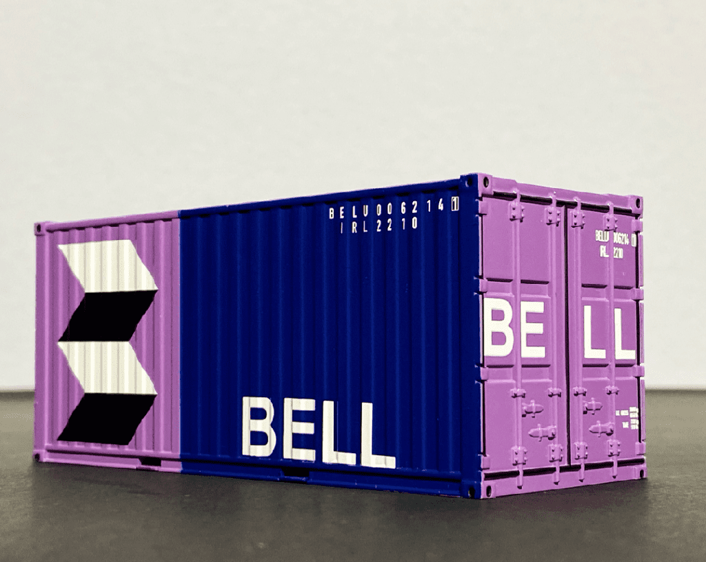 20Ft container "Bell",WSI Truck Models - Modeltruckland