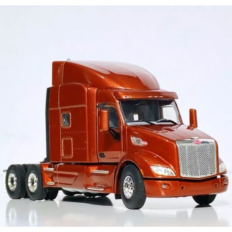 Peterbilt 579 Truck (Brown Metallic,6x4),WSI Models - Modeltruckland