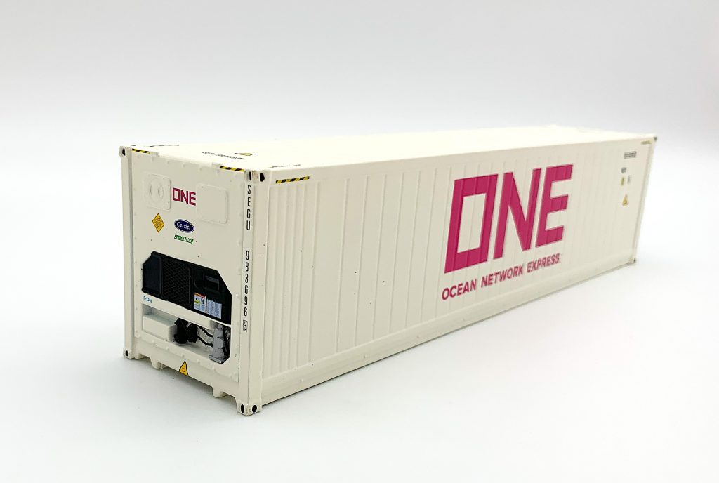 40FT Reefer Container Carrier "ONE",WSI Truck Models - Modeltruckland