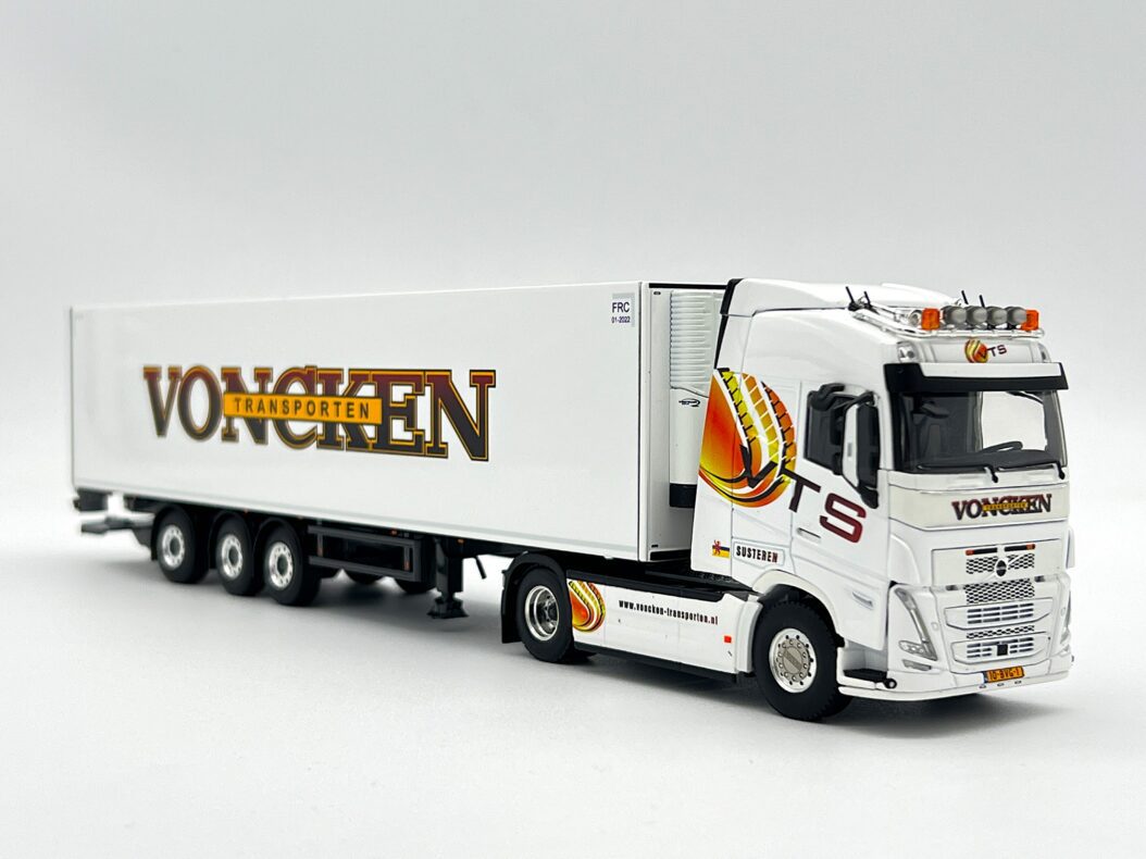 Volvo FH5 globetrotter 4x2 tridec reefer trailer Voncken Transporten BV ...