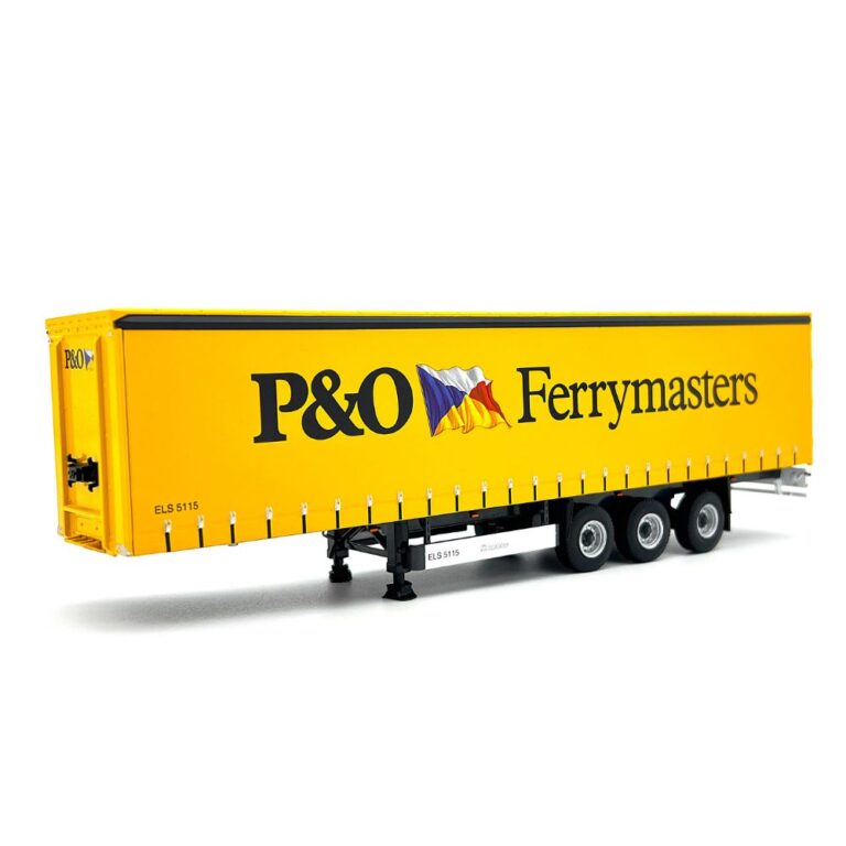 curtainside trailer - 3 axle "P&O Ferrymasters",WSI Truck Models ...