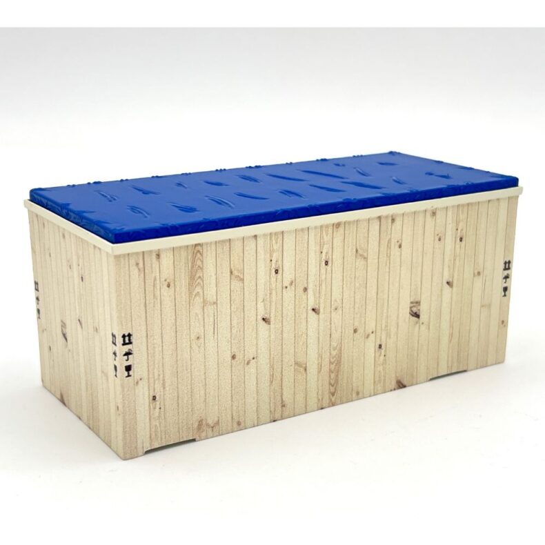 low wooden box with top seal (ideal for load),WSI Truck Models ...