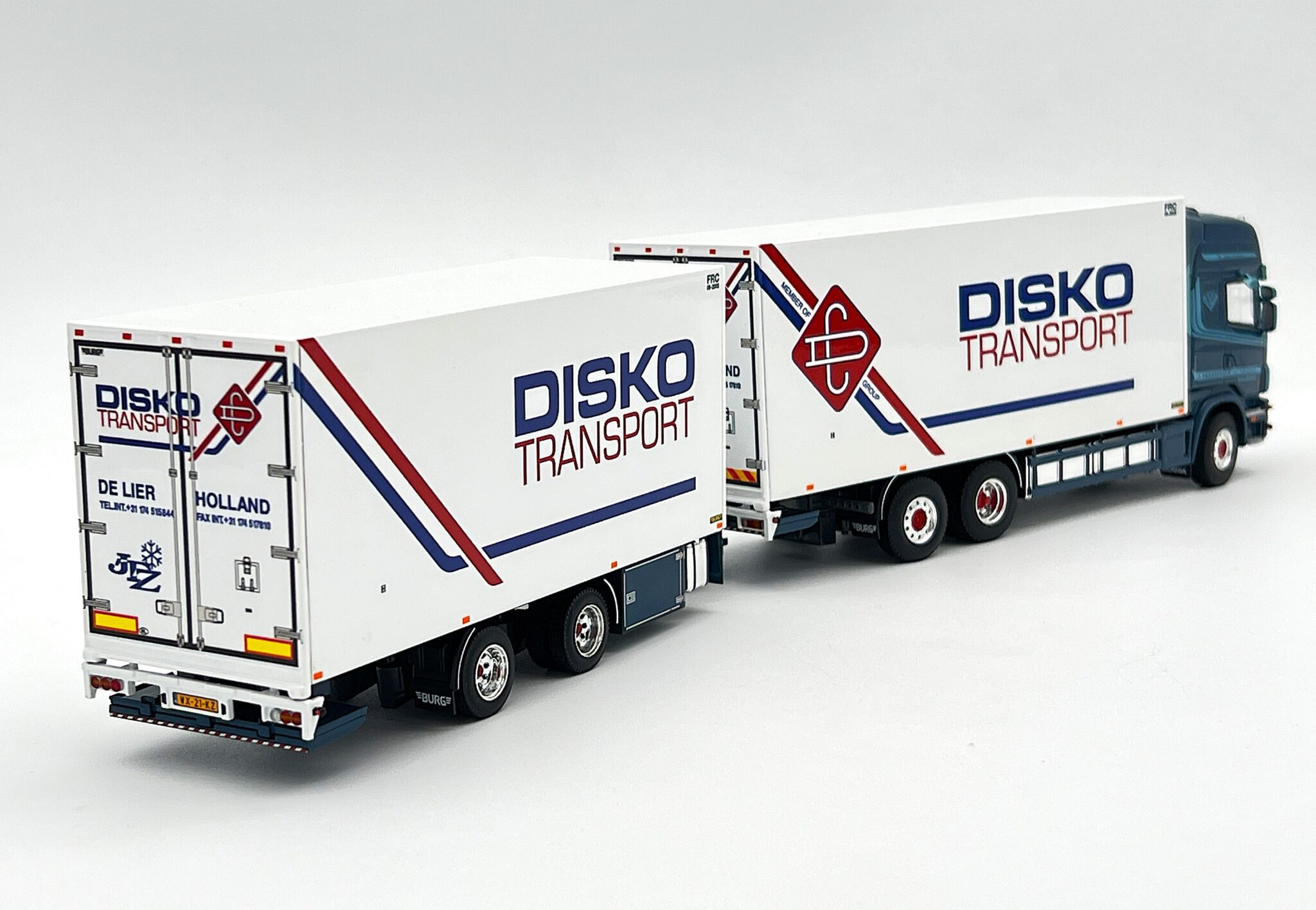 Scania 144L topline 6x2 reefer truck combi Jan Zwarteveld WSI Truck ...