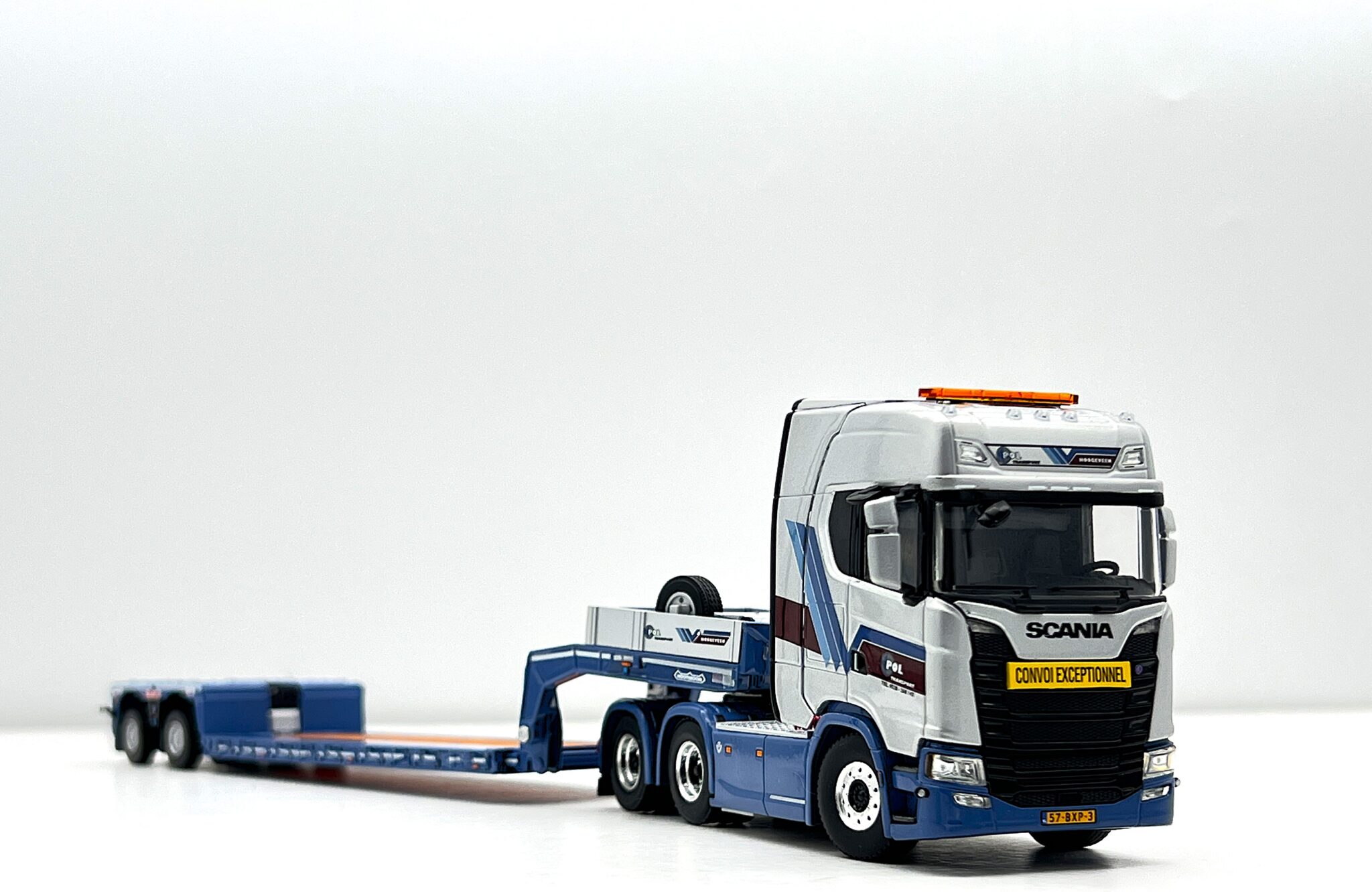 Scania S highline 6x4 euro PX low loader trailer Pol Transport WSI ...