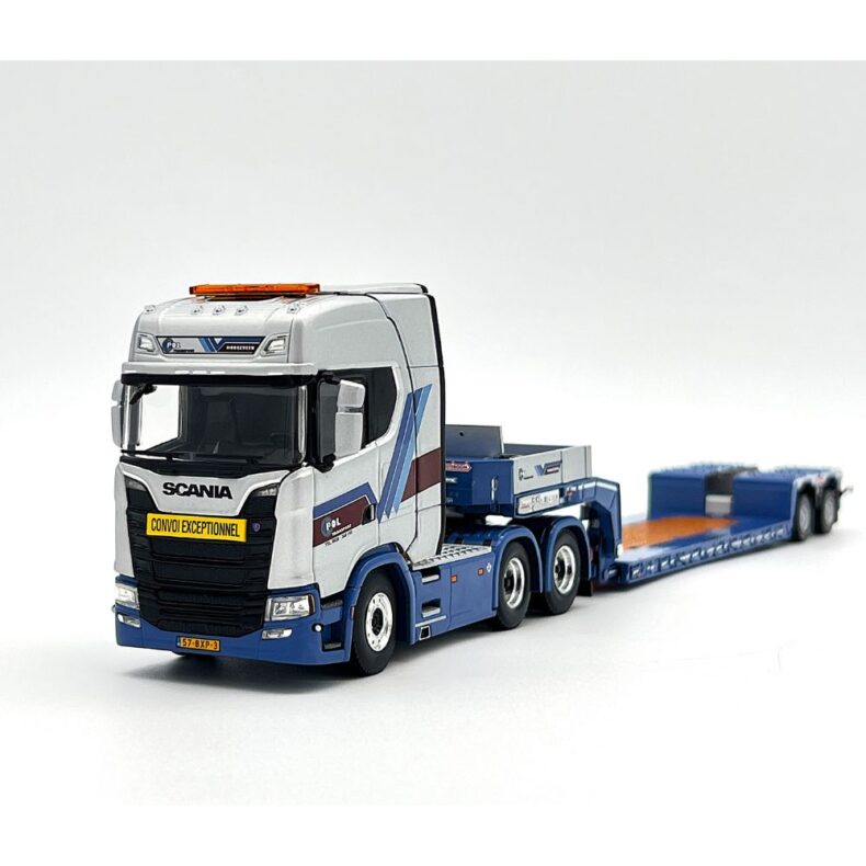 Scania S highline 6x4 euro PX low loader trailer Pol Transport WSI ...