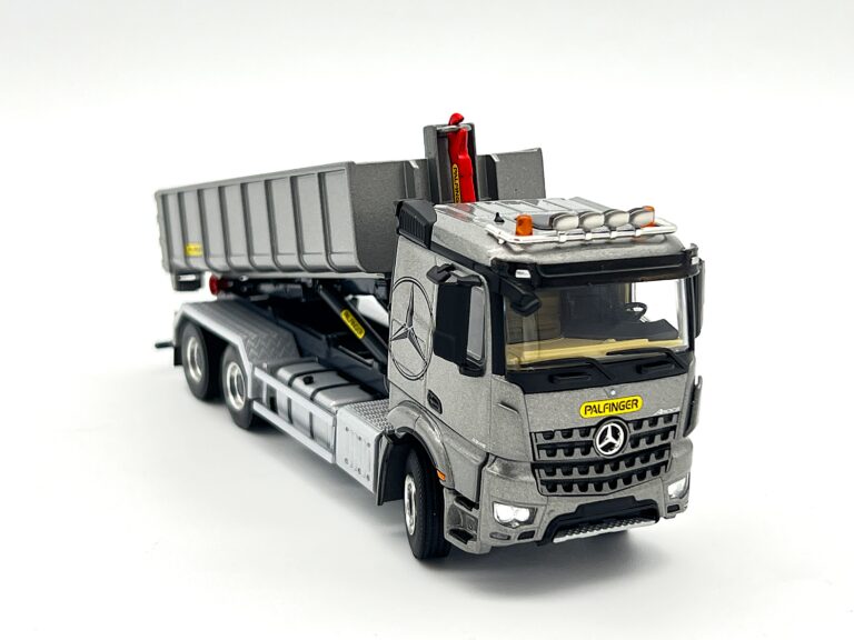 Mercedes Arocs riged truck Palfinger hooklift system +15m3 container ...