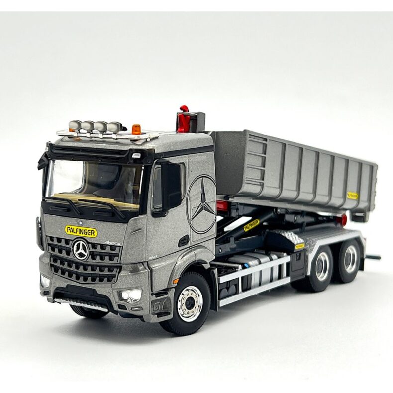 Mercedes Arocs riged truck Palfinger hooklift system +15m3 container ...