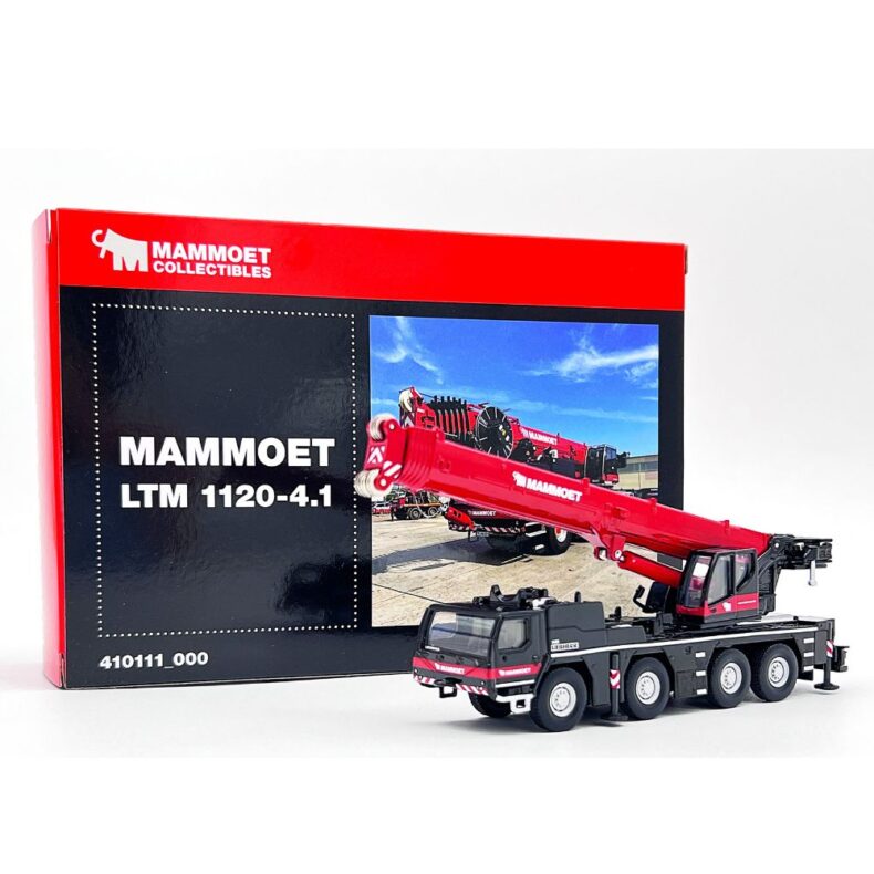 Liebherr LTM 1120-4.1 crane Mammoet 1:87 scale WSI Truck Models ...